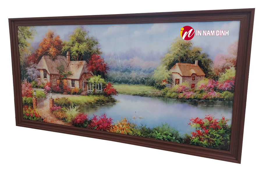 Sức hút tranh phong cảnh thiên nhiên 3d ý nghĩa cách treo rước lộc tài như ý